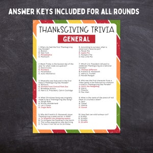 Printable Thanksgiving Trivia Game | Thanksgiving Trivia Questions ...