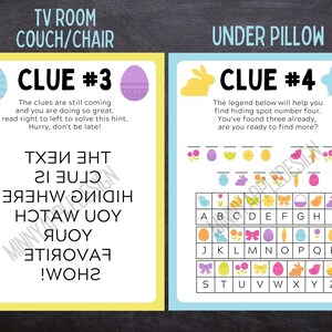 Indoor Easter Egg Treasure Hunt Easter Egg Scavenger Hunt - Etsy