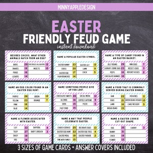 Easter Friendly Feud Game | Printable Easter Game | Easter Party Game ...