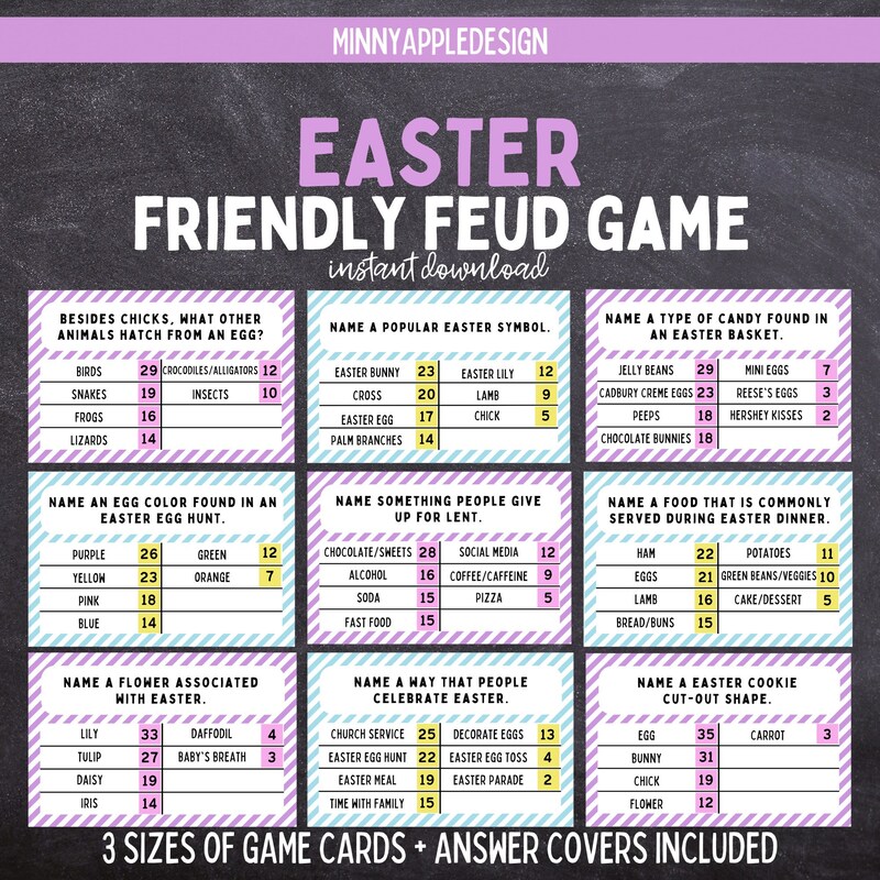 Easter Family Feud - Etsy