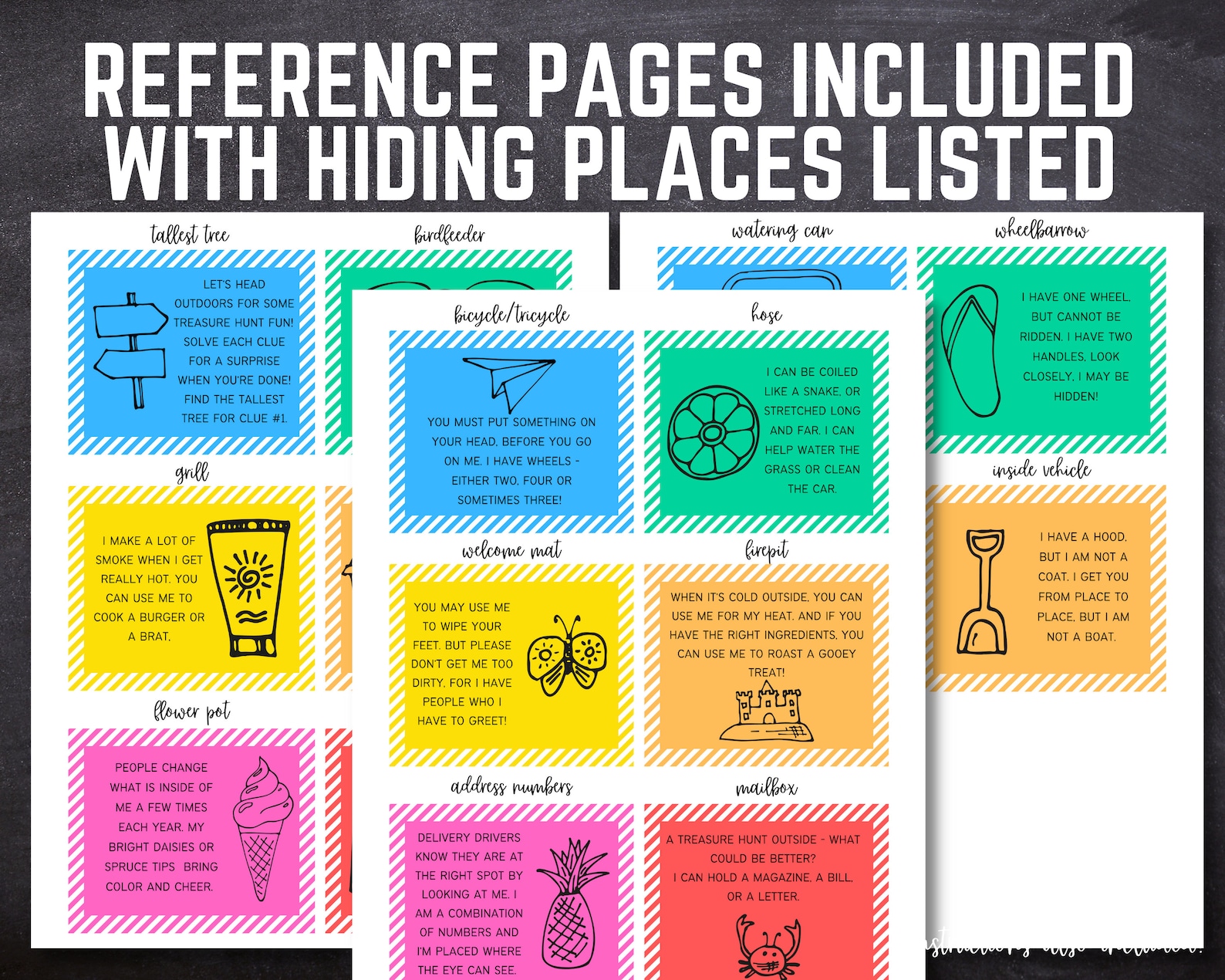 Summer Scavenger Hunt for Kids | Teen and Tween Outdoor Hunt ...