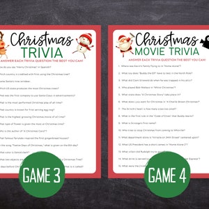 Printable Christmas Game Bundle Christmas Party Games - Etsy