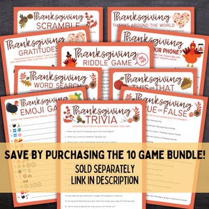 Thanksgiving Riddle Game Thanksgiving Printable Game Friendsgiving Game ...