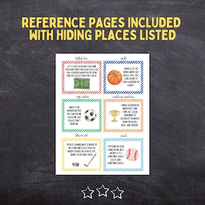 Sports Indoor and Outdoor Treasure Hunt | Birthday Boy Treasure Hunt ...