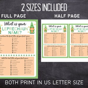Leprechaun Name Game | St Patricks Day Game | What is Your Leprechaun ...