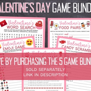 Valentine's Day Emoji Game | Valentines Day Activity | Valentines Day ...