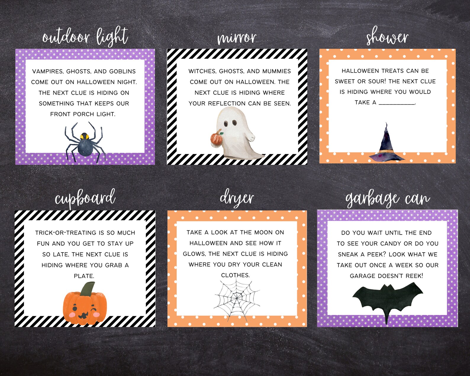 Halloween Scavenger Hunt for Kids Indoor and Outdoor - Etsy