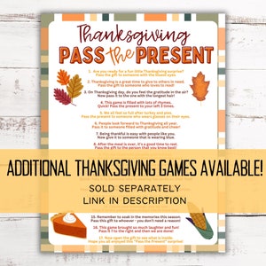 Thanksgiving Printable Games Thanksgiving Games Bundle Thanksgiving Kid ...