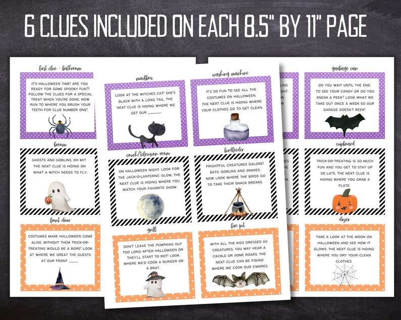 Halloween Scavenger Hunt for Kids Indoor and Outdoor - Etsy