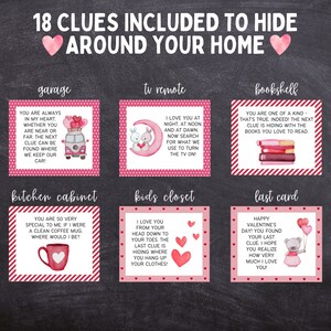 Valentines Day Scavenger Hunt for Kids | Valentines Printable Games for ...