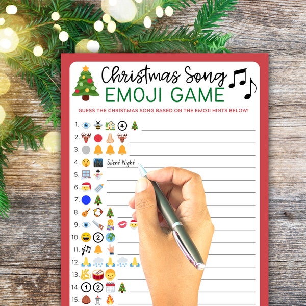 Emoji Christmas Songs - Etsy