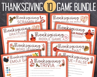 2 Printable Thanksgiving Word Search Game With Answers - Etsy