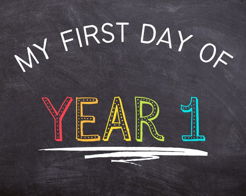 First AND Last Day of School Printable Signs UK Version A4 - Etsy