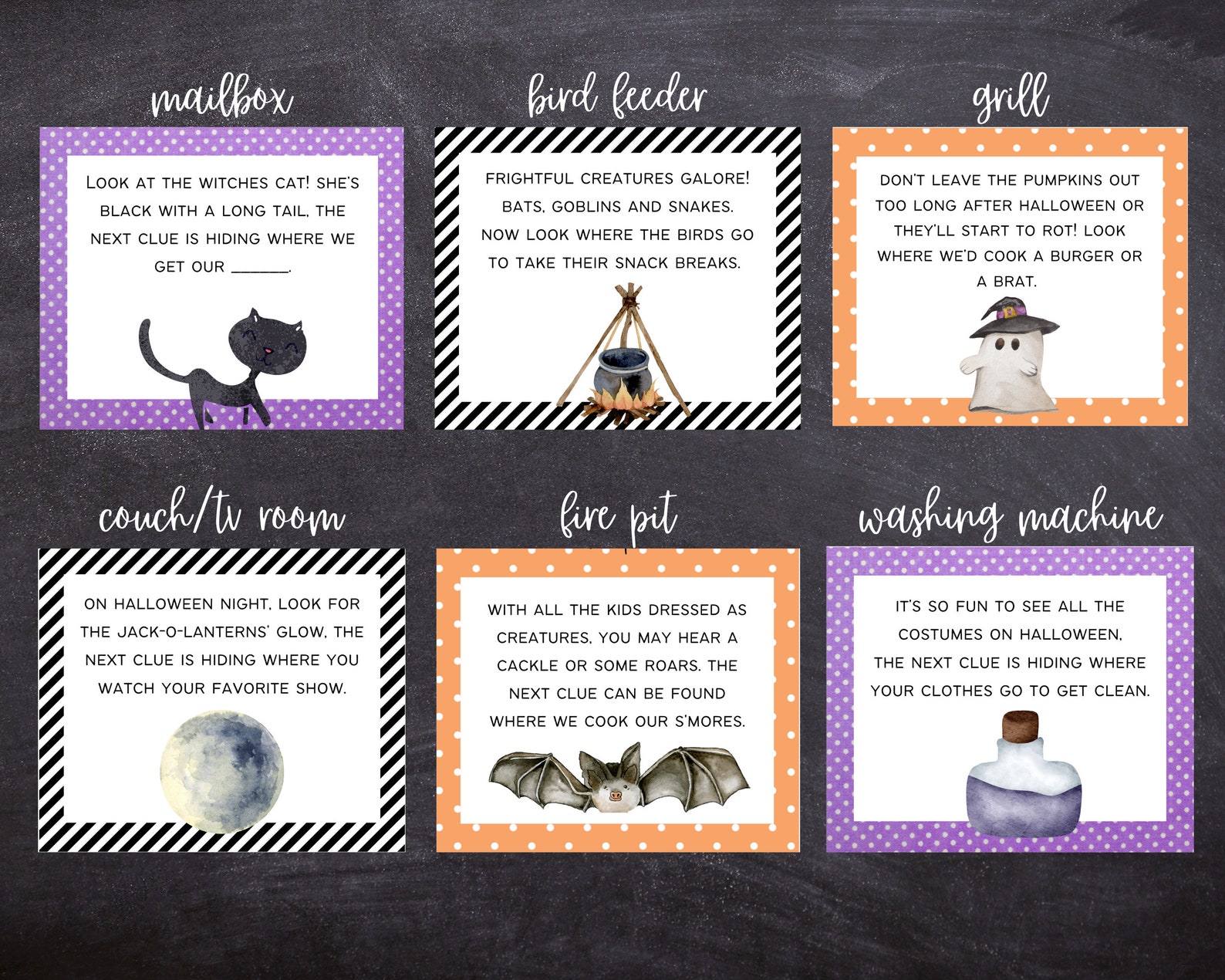 Halloween Scavenger Hunt for Kids Indoor and Outdoor - Etsy