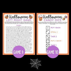 Halloween Printable 12 Game Bundle | Halloween Party Games | Halloween ...