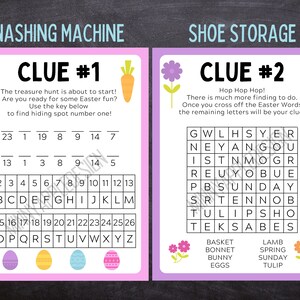 Indoor Easter Egg Treasure Hunt Easter Egg Scavenger Hunt - Etsy