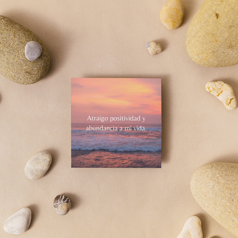 Spanish Affirmation Printable Cards for Women, Daily Self Care ...