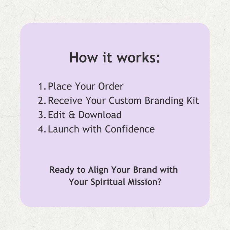 Aesthetic Spiritual Coach Branding Kit Mystical Premade Logo Canva ...
