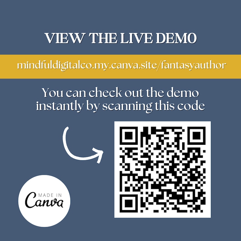 Fantasy Author Website Template, Canva Template for Fantasy Writers ...