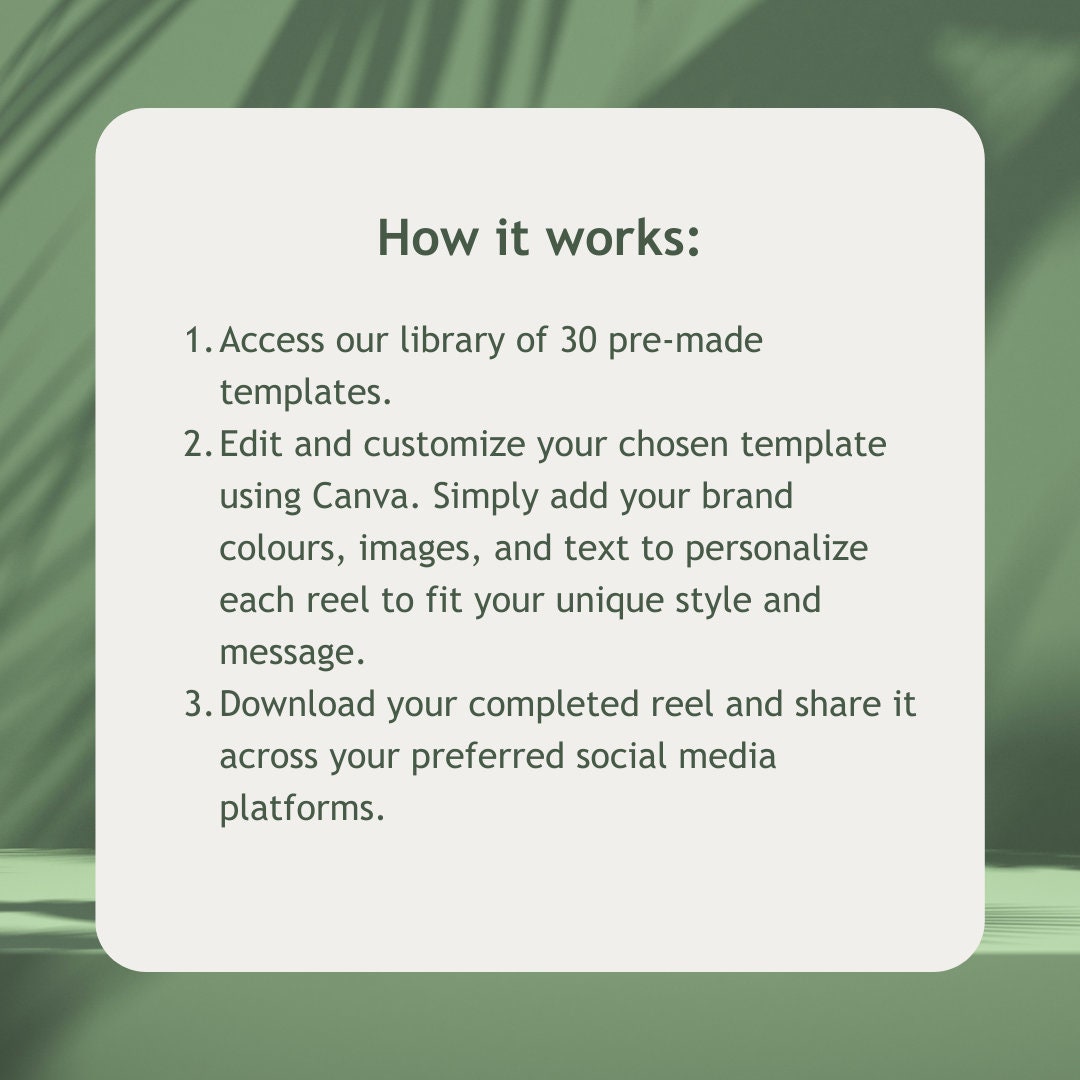 Wellness Reel Templates, Mindfulness Reel Template, Life Coach Reels ...
