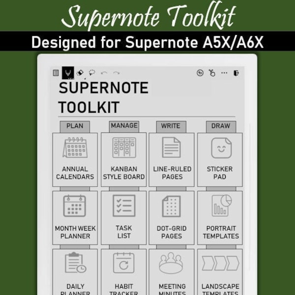 Supernote Manta Case - Etsy
