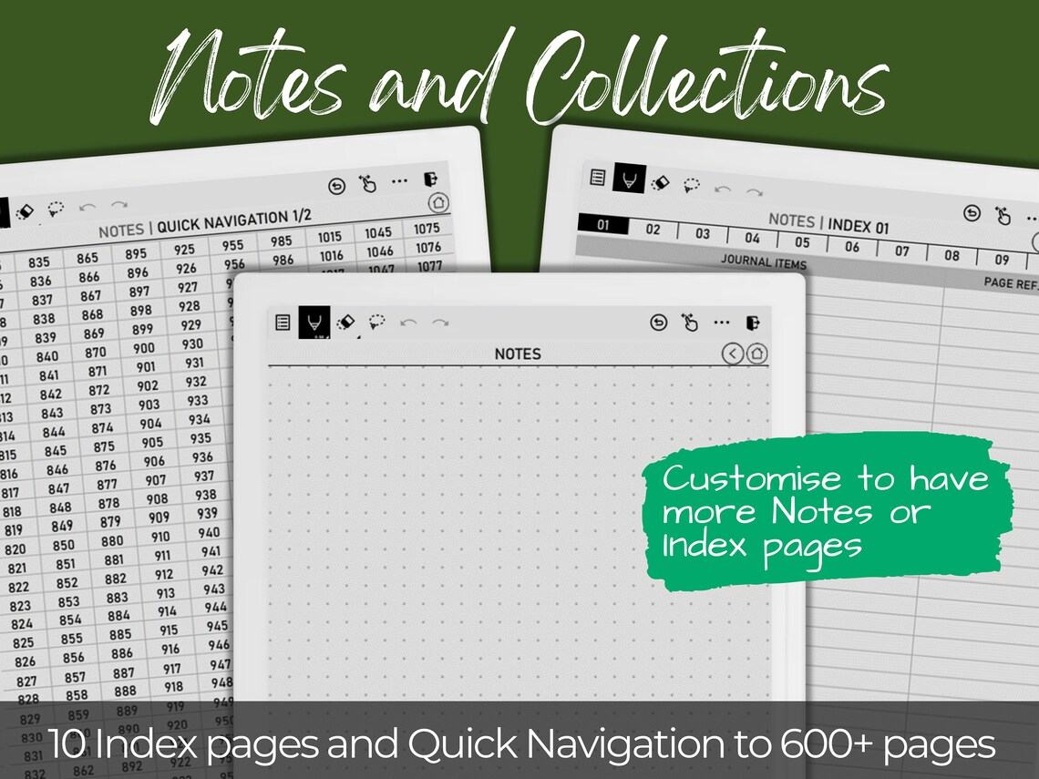 Supernote Bullet Journal - Etsy