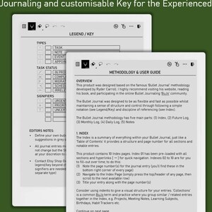 Supernote Bullet Journal - Etsy