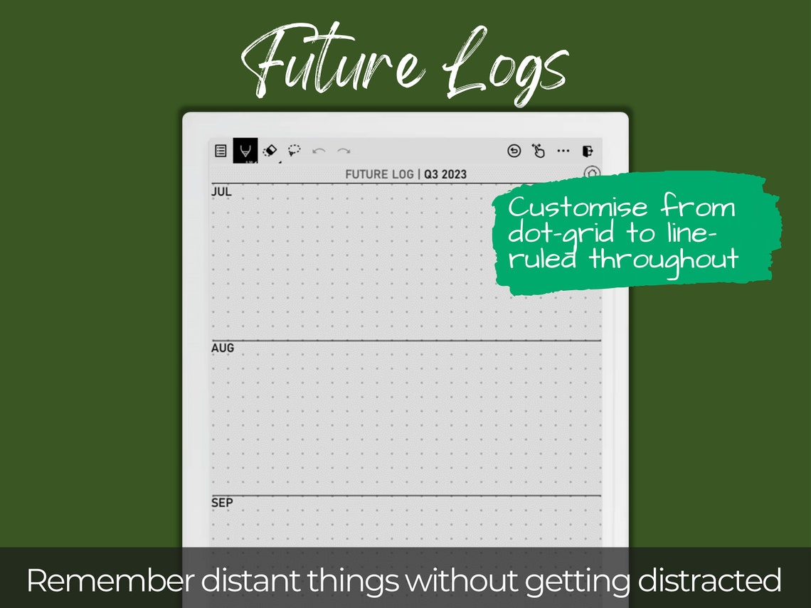 Supernote Bullet Journal - Etsy