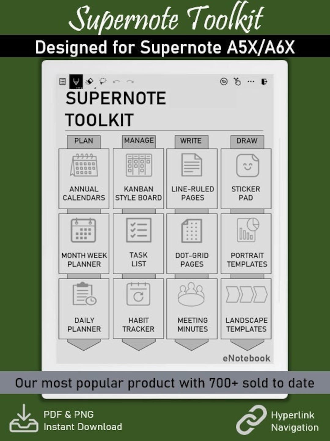 Supernote Toolkit - Etsy