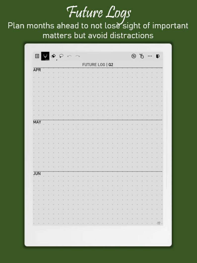 Supernote Bullet Journal - Etsy
