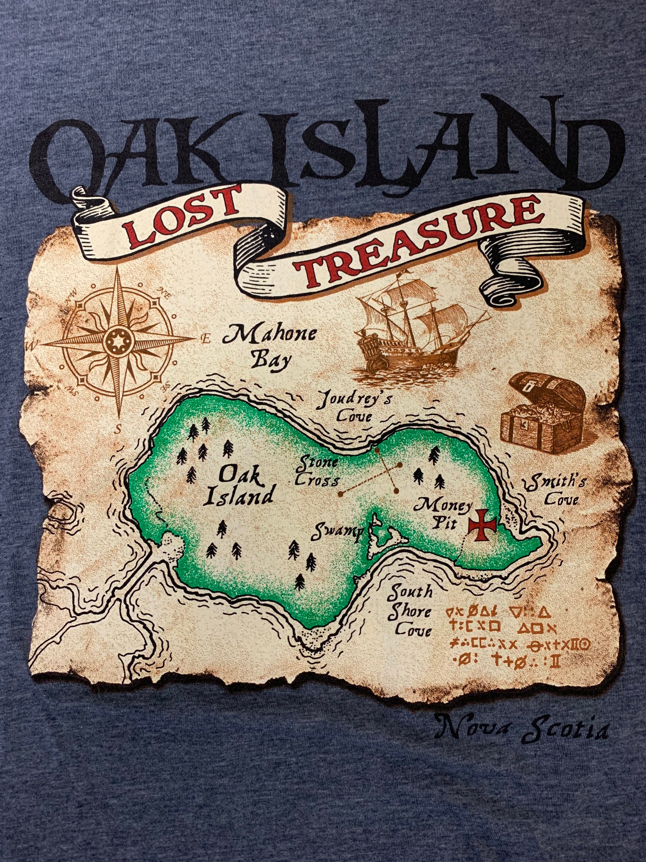 Oak Island Treasure Map