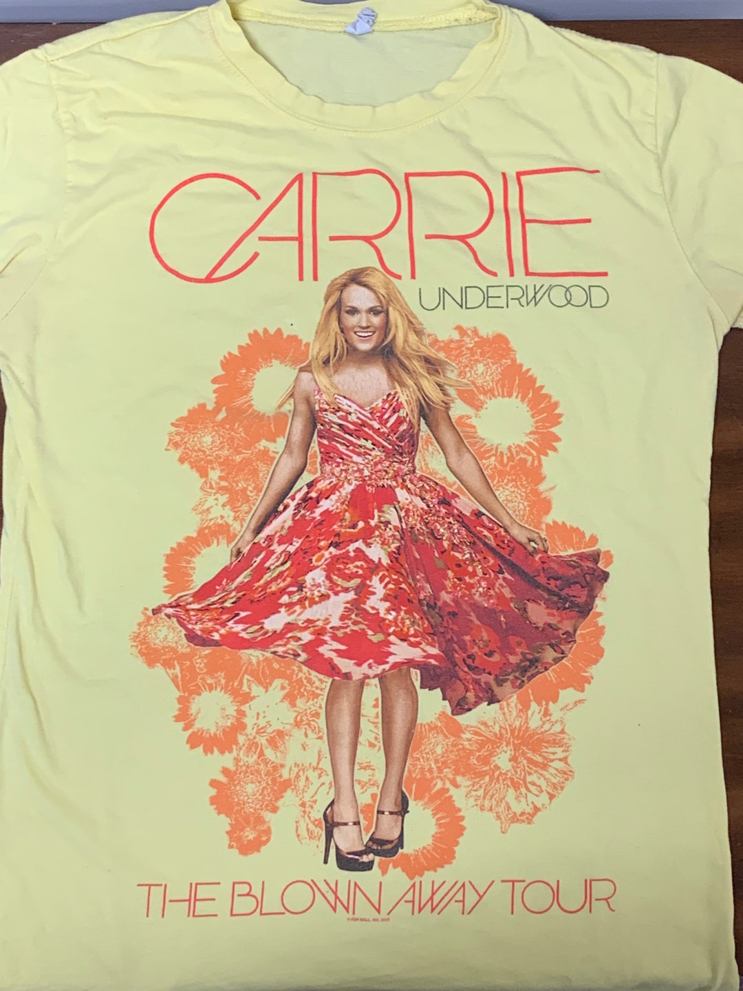 Gently Used Carrie Underwood the Blown Away Tour Womens XL T Shirt - Etsy