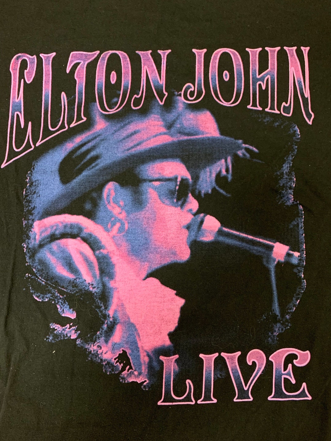 Gently Used Elton John 2005 World Tour Concert T Shirt Medium - Etsy