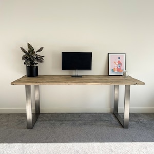 Hand-crafted Sustainable Desk Made From European Spruce With - Etsy