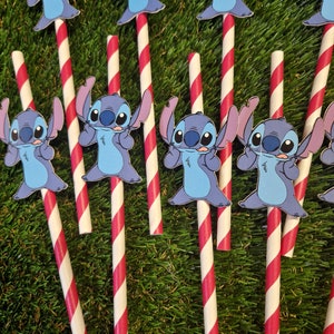 Stitch Party Straws, Lilo and Stitch Straws, Birthday Party Straws ...