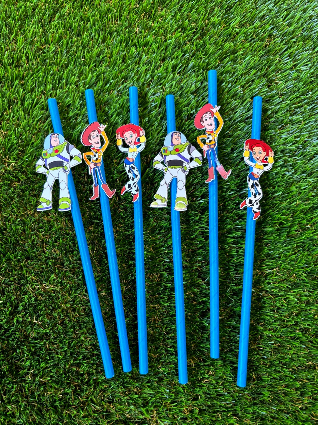 Toy Story Party Straws, Woody, Buzz Lightyear, Jessie Straws, Birthday ...