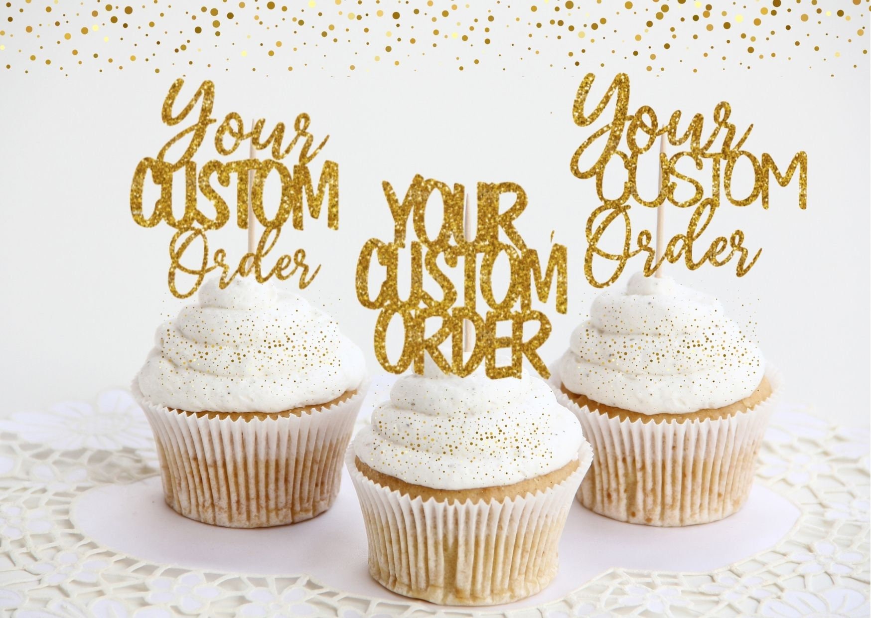 Personalised Cupcake Toppers/ Birthday Cupcake Toppers/custom - Etsy UK