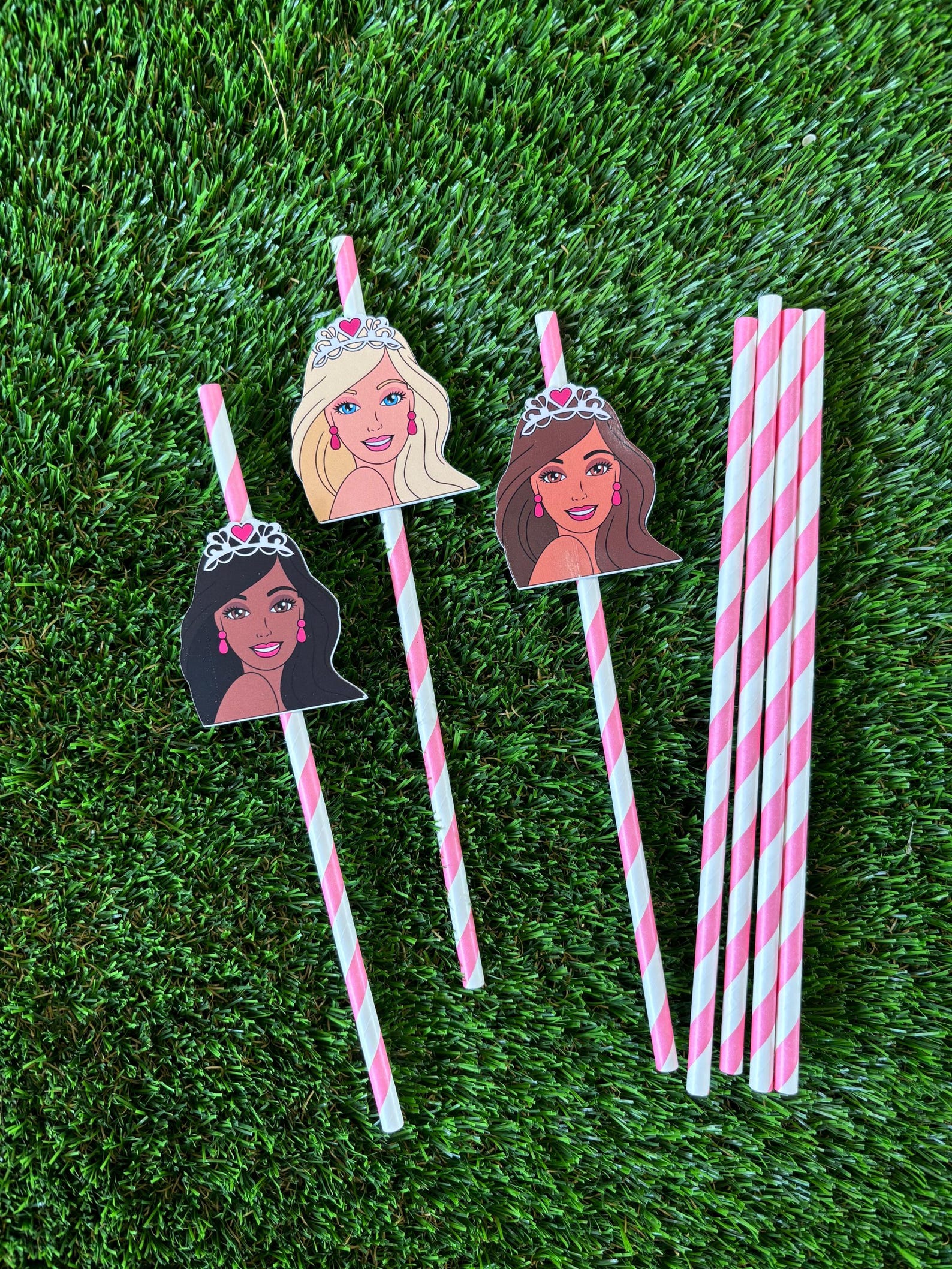 Barbie Birthday Party Straws, Hi Barbie Straws Decorations Paper ...