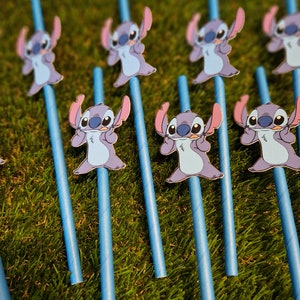Stitch Party Straws, Lilo and Stitch Straws, Birthday Party Straws ...