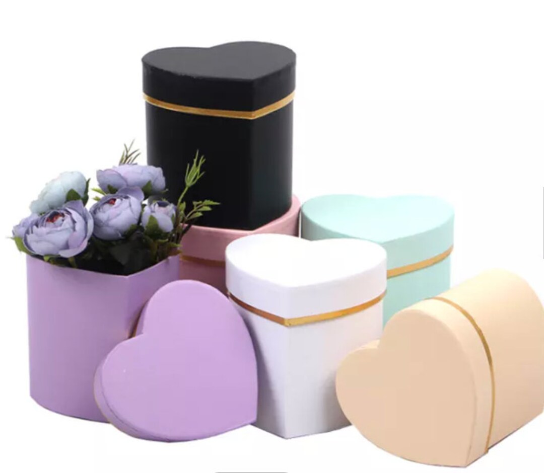 Small Heart Box/ Mini Heart Shaped Box/ Small Treat Box/ Small Gift Box ...