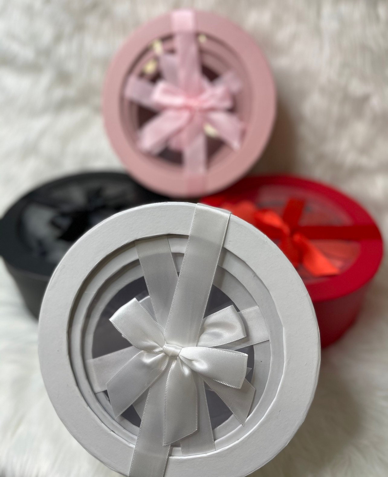 Circle Boxes, 3 Set Boxes, Floral Arrangements, Luxury Boxes, Treat ...