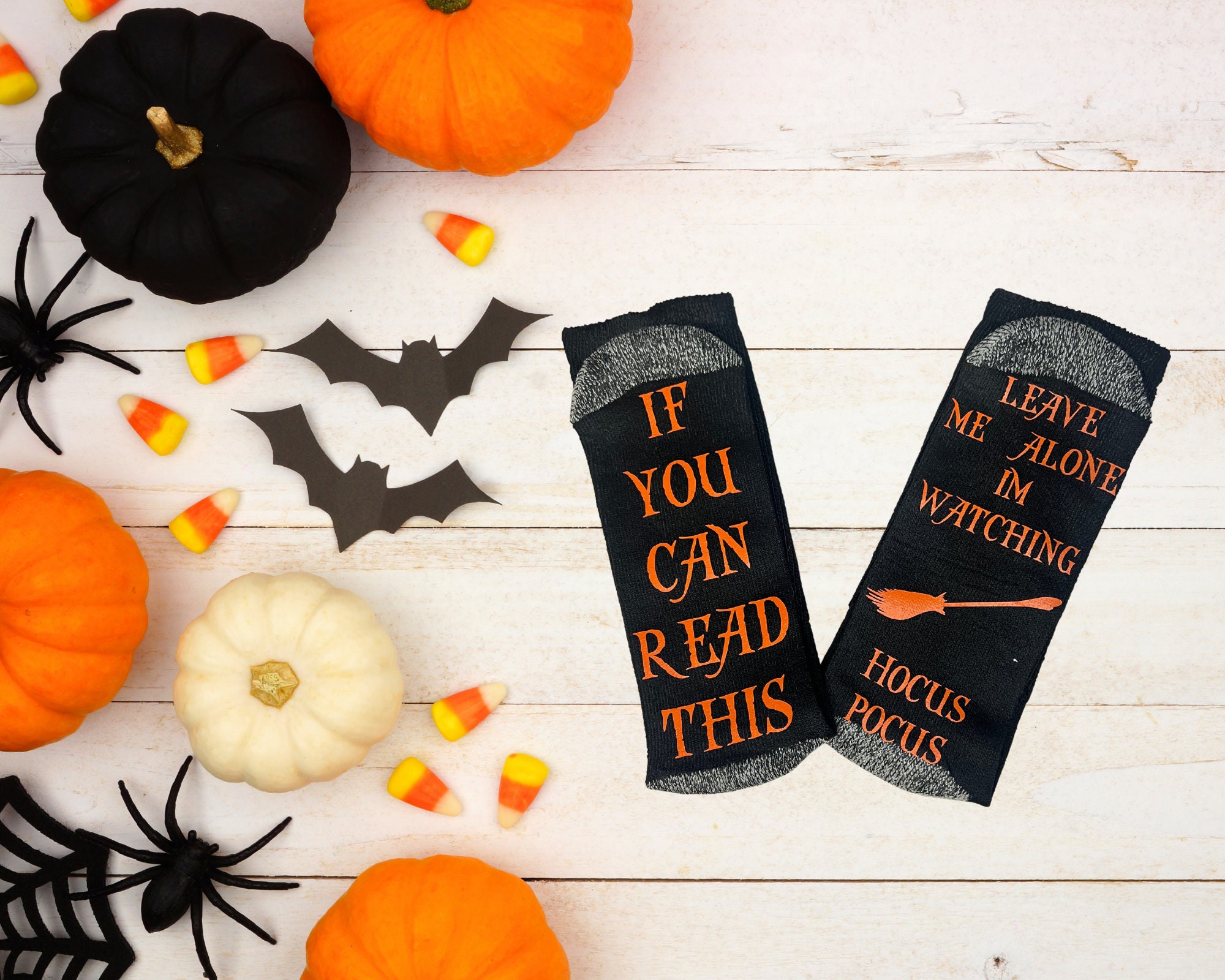 Hocus Pocus Socks/ If You Can Read This/ Comfy Sock Gift/one - Etsy