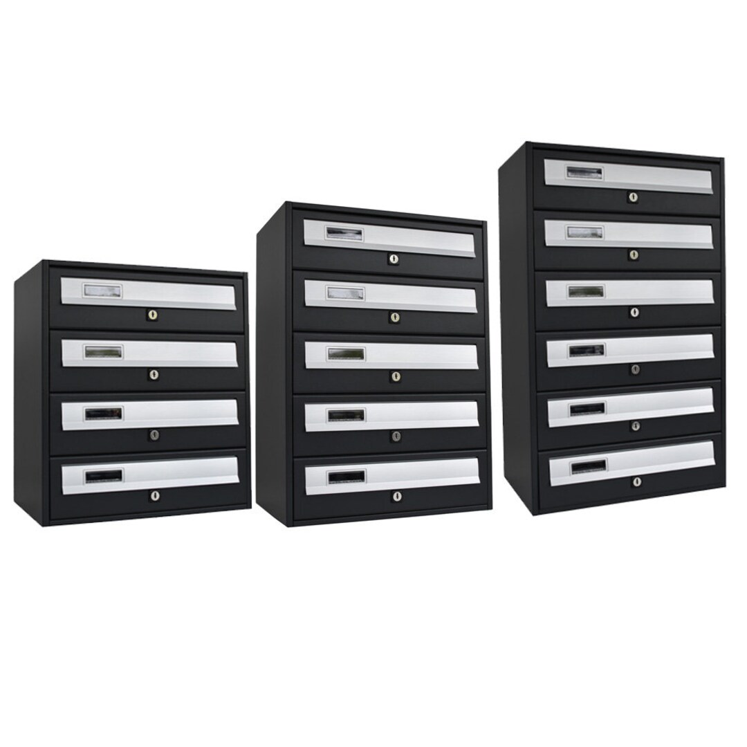 Cubo Di Classe Multiple Wall Mounted Communal Letterboxes, Stylish ...
