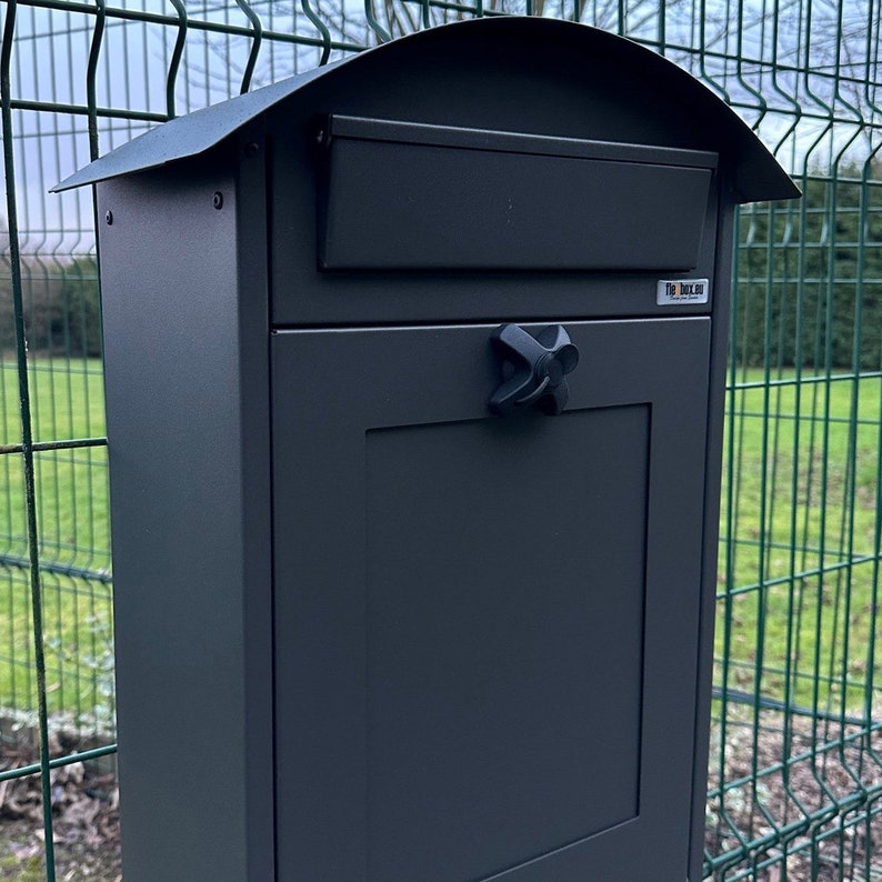 Albertina Wall Mounted Letterbox, Personalised, Outdoor, Twist Lock ...