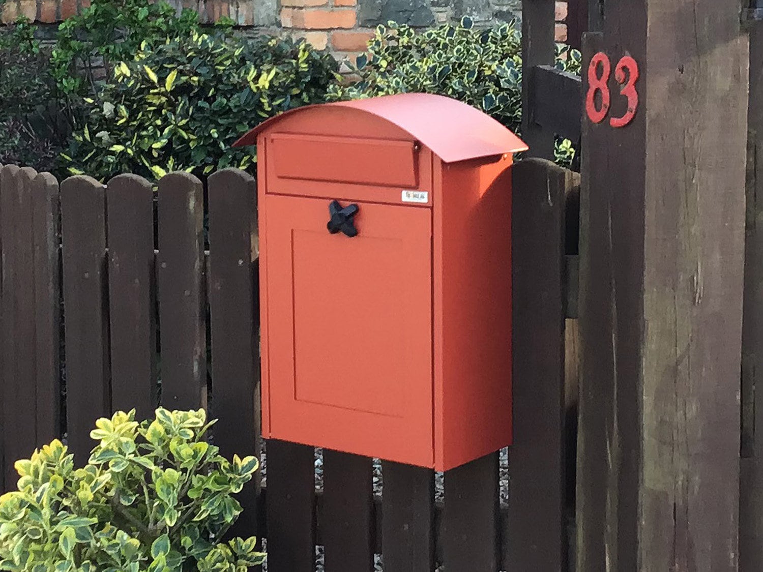 Albertina Wall Mounted Letterbox, Personalised, Outdoor, Twist Lock ...