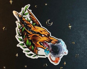 Naruto Kurama Sticker - Etsy