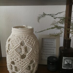 Macrame Jar Set | Macrame Jars | Lantern | Tealight | Rope | Made to Order - Etsy