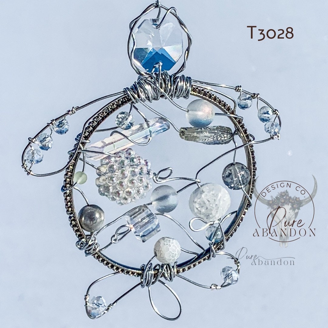 Turtle Sun Catcher Tortoise Garden Plants Decor Gift - Etsy