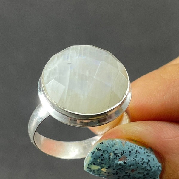 Faceted Moonstone - Etsy