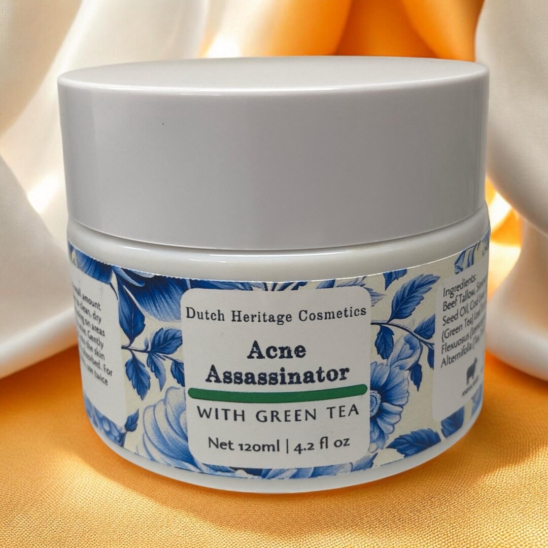 Acne Assassinator, Acne Cream, Grass Fed Beef Tallow Cream - Etsy